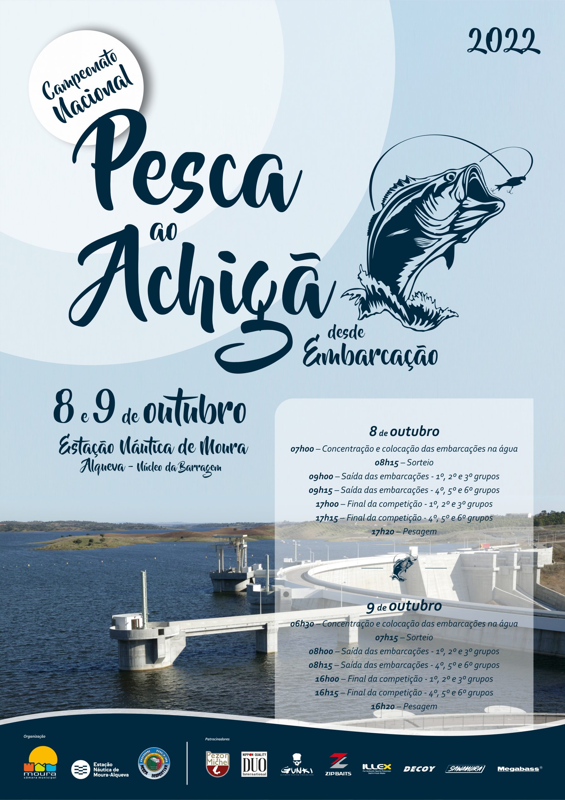 Moura: Campeonato Nacional de Pesca ao Achigã desde Embarcação ...