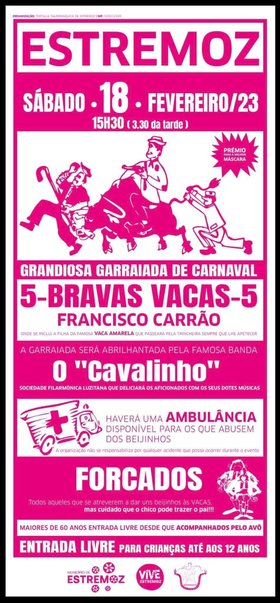 Tertúlia Tauromáquica de Estremoz, com o apoio da Câmara Municipal de ...