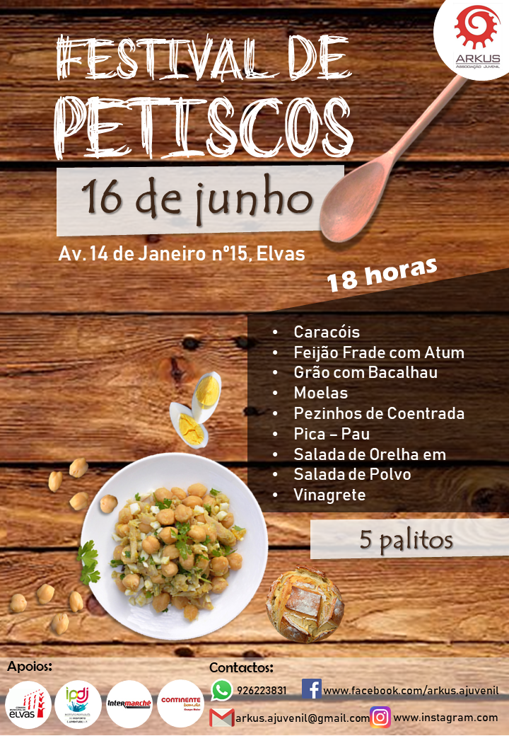 A ARKUS: Festival de Petiscos - Tudobem-Alentejo